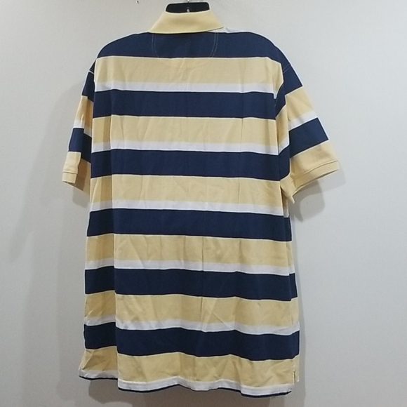 St. John's Bay | Shirts | St Johns Bay Yellow Striped Polo Shirt 3xlt ...